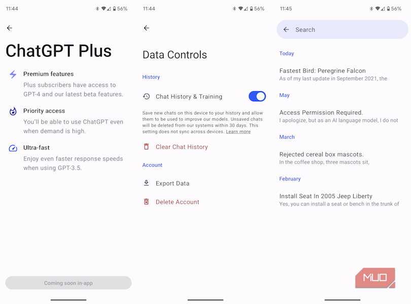 ChatGPT Is Now Available on Android