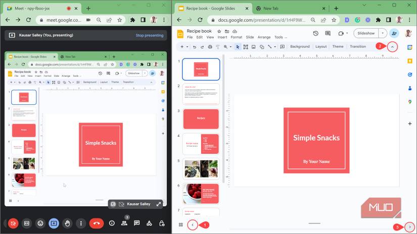 How to Present Google Slides in Google Meet