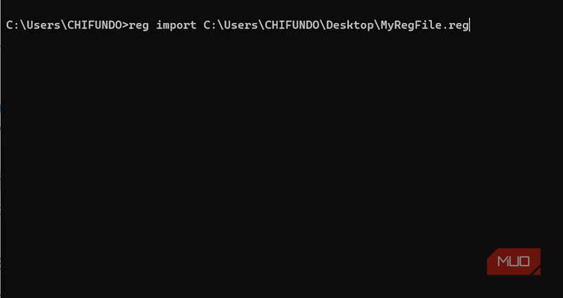 How to Edit the Windows Registry in the Command Prompt