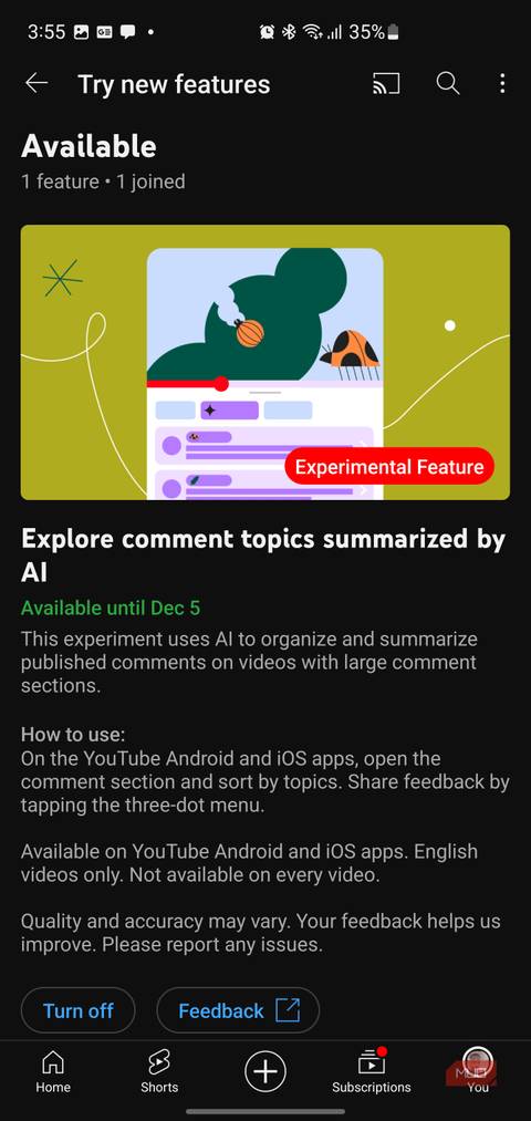 How to Test YouTube's Experimental AI Features Right Now