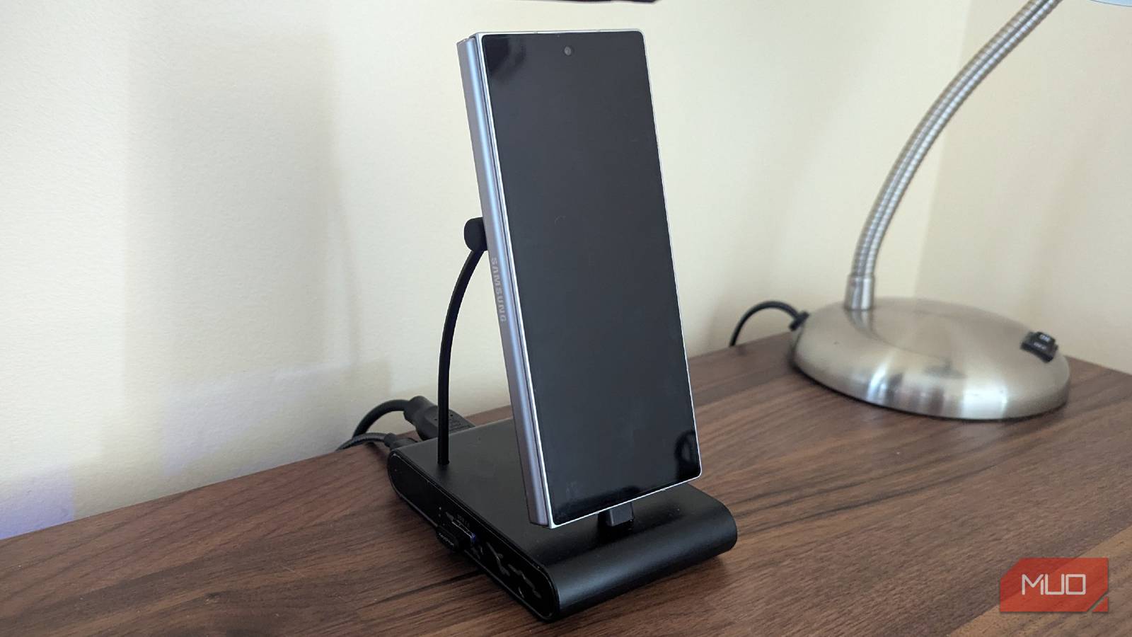 Get a USB-C Dock That Stands Your Phone Upright: It's Worth It