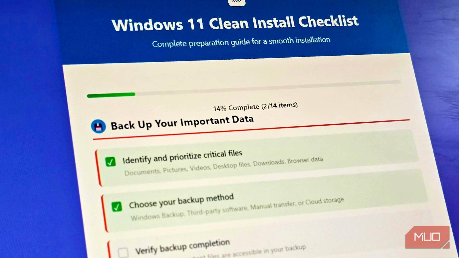 Run Through This Checklist Before You Clean Install Windows 11