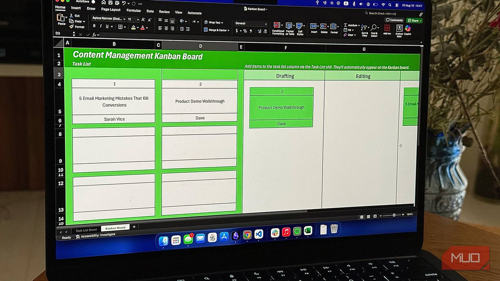 I Built a Fully Functional Kanban Board in Excel