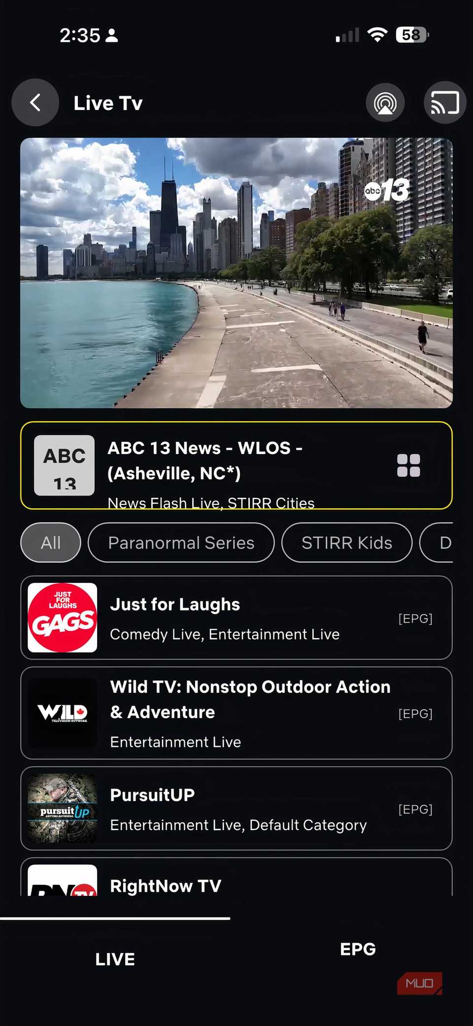 I watch live TV for free with this app you’ve never heard of