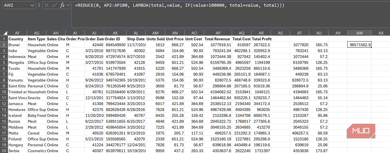 Learning REDUCE in Excel completely changed how I use spreadsheets
