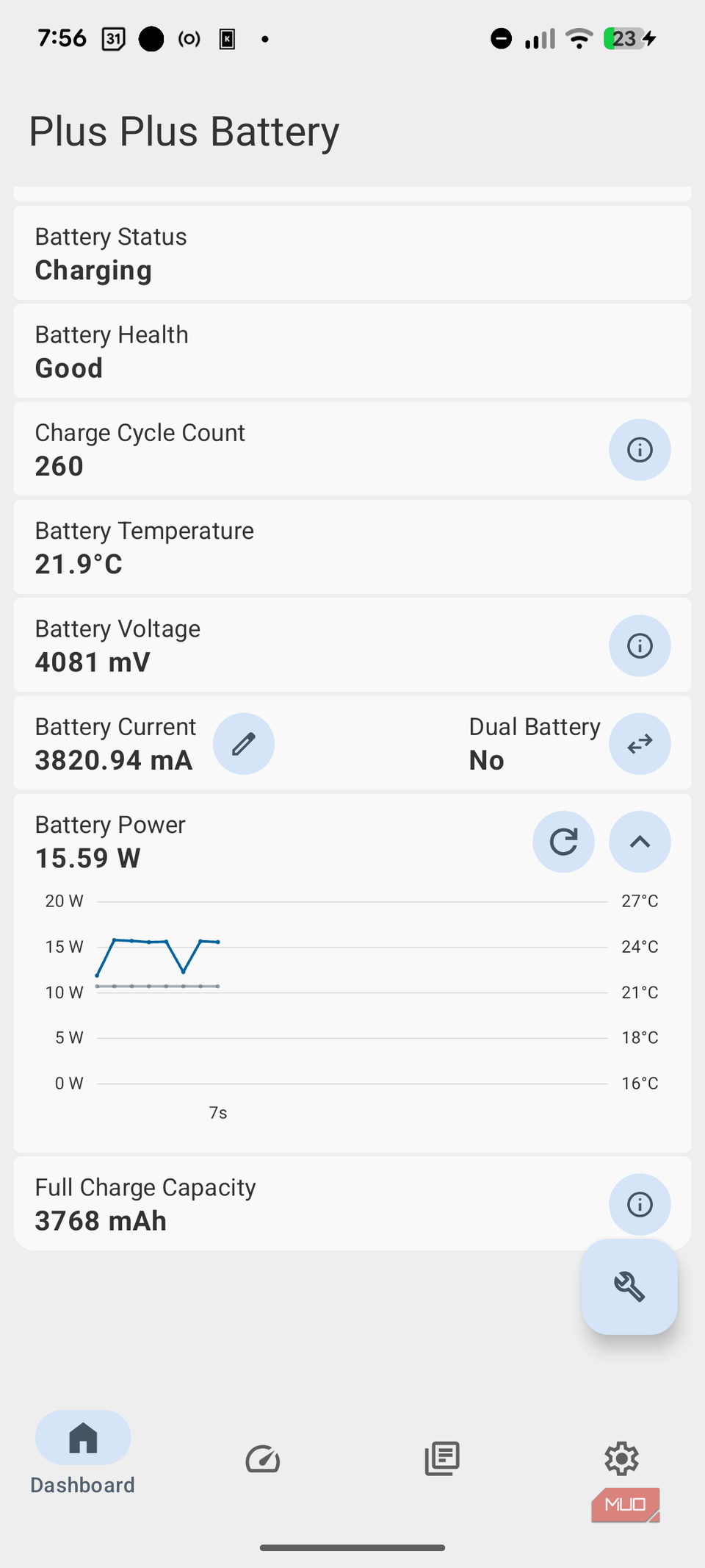 My Android finally shows real battery health like an iPhone