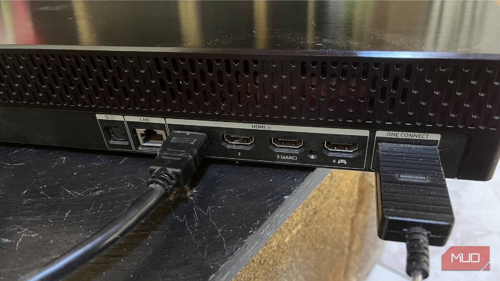 The HDMI ports on your TV look identical but only one supports ARC
