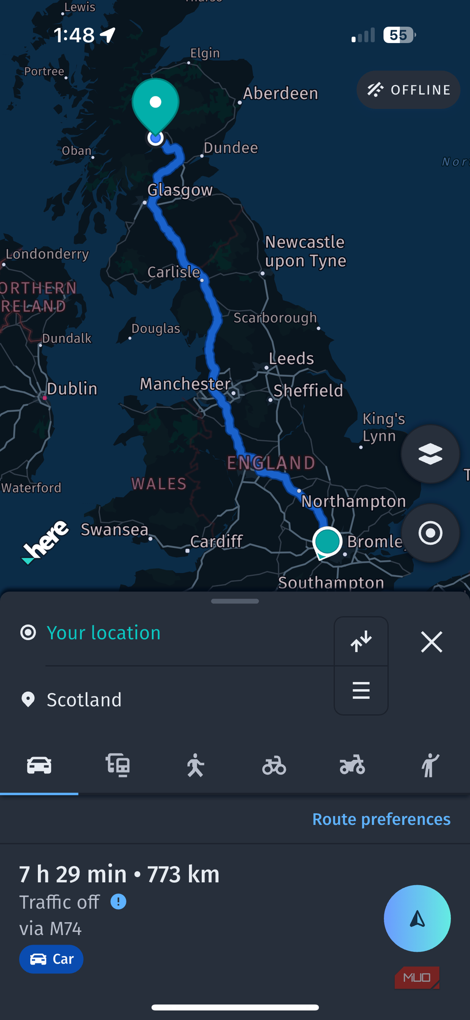 This free offline map app saved my road trip