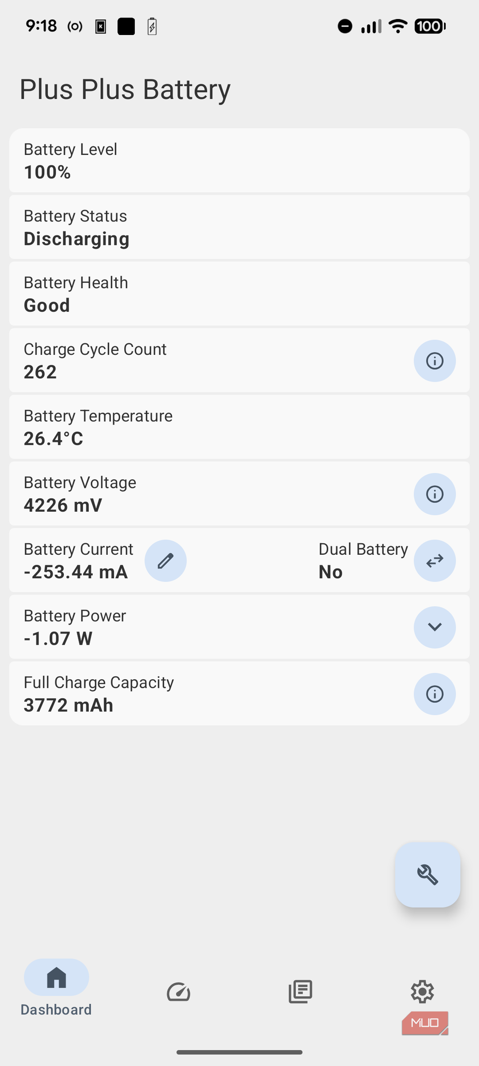My Android finally shows real battery health like an iPhone