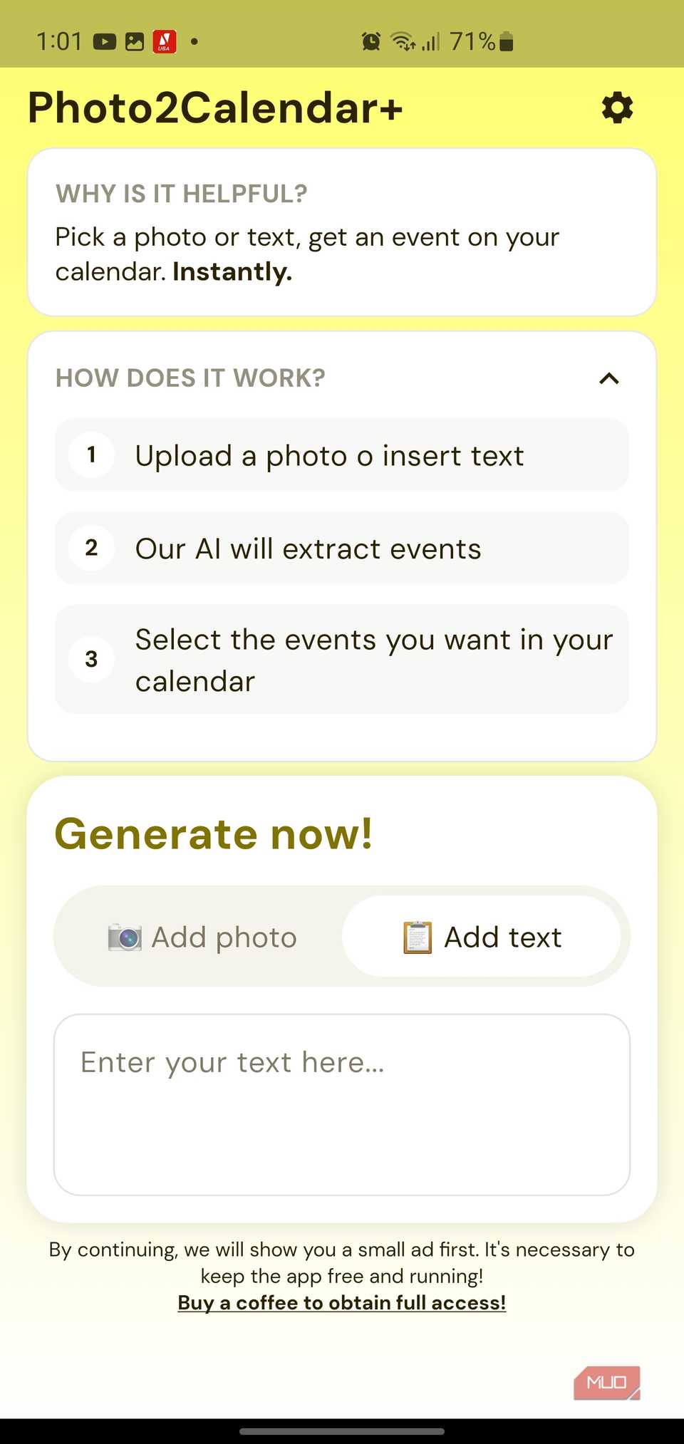 This app turns my screenshots into calendar events — and it saves me so ...