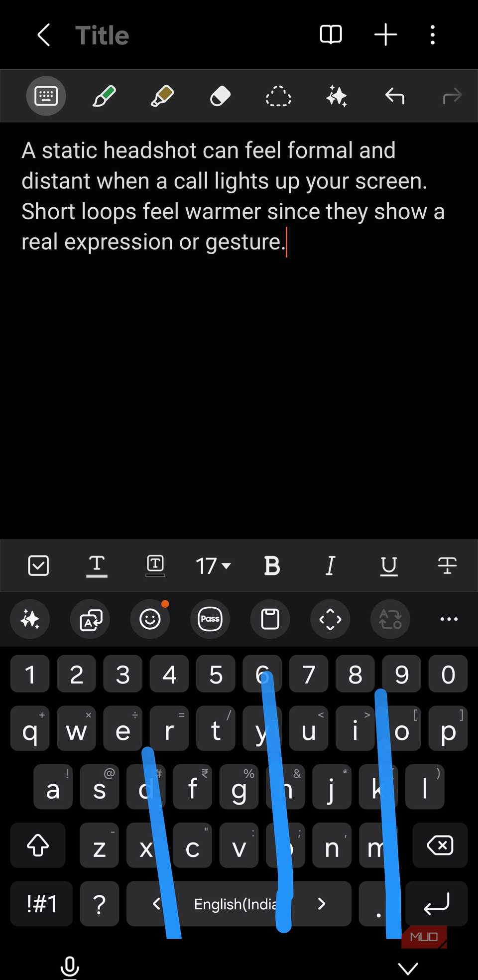 The new Samsung keyboard gestures make typing insanely fast