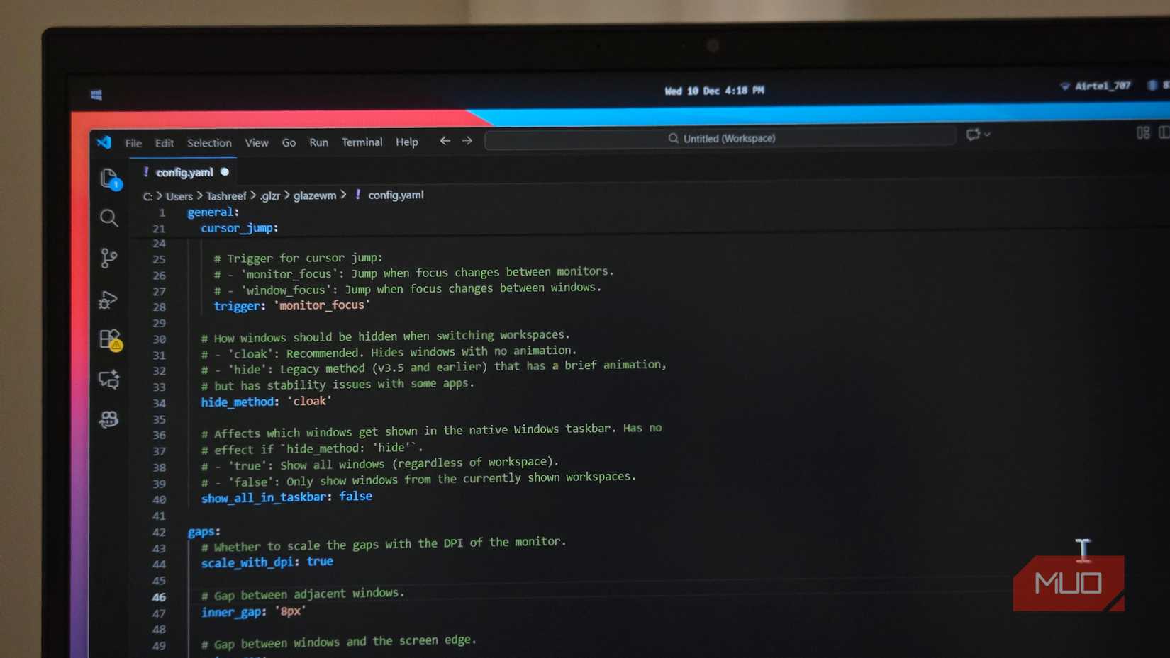 GlazeWM is a tiny open-source app that manages windows better than ...