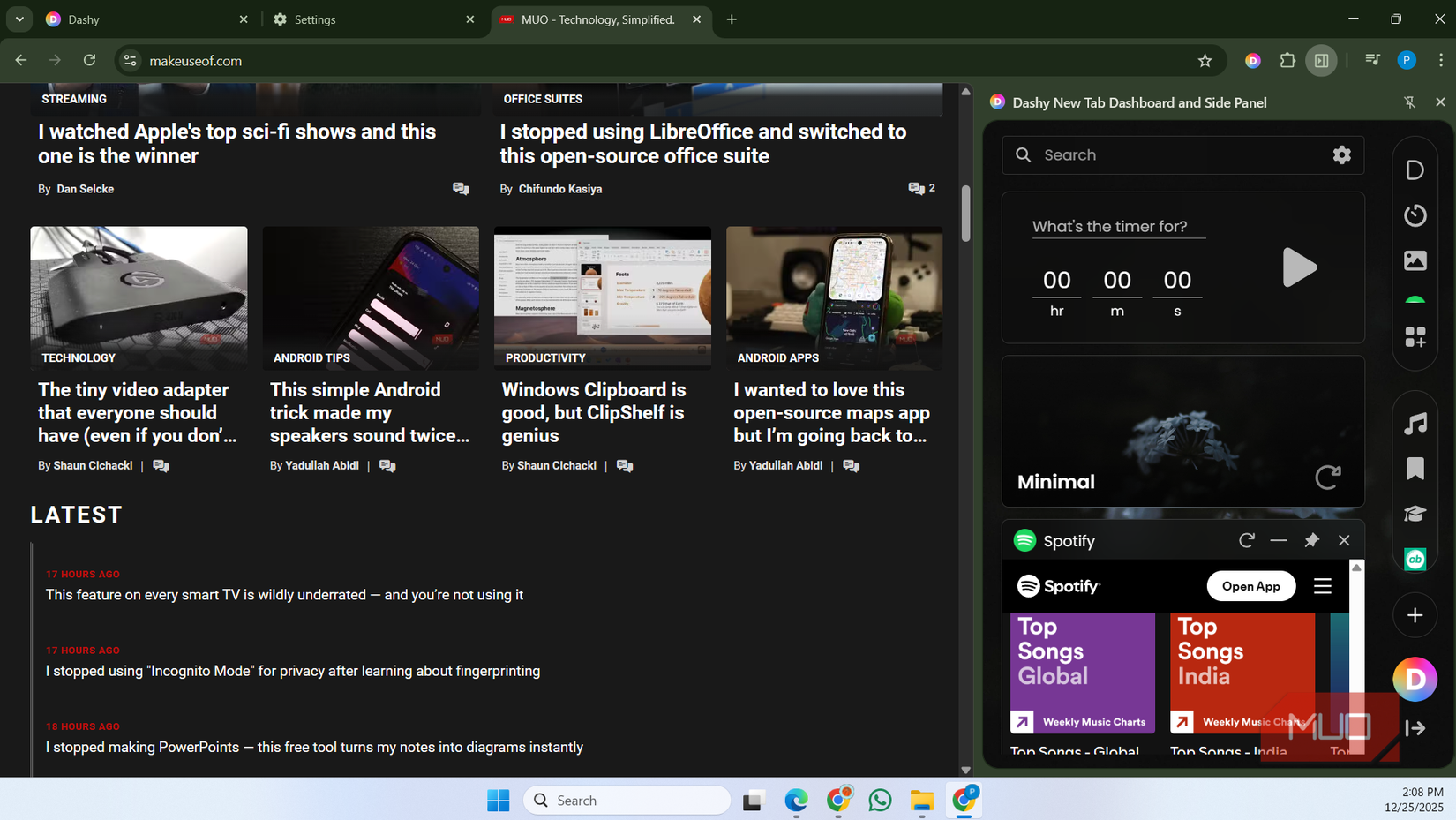 I replaced Chrome’s new tab page with this dashboard and I’m never ...