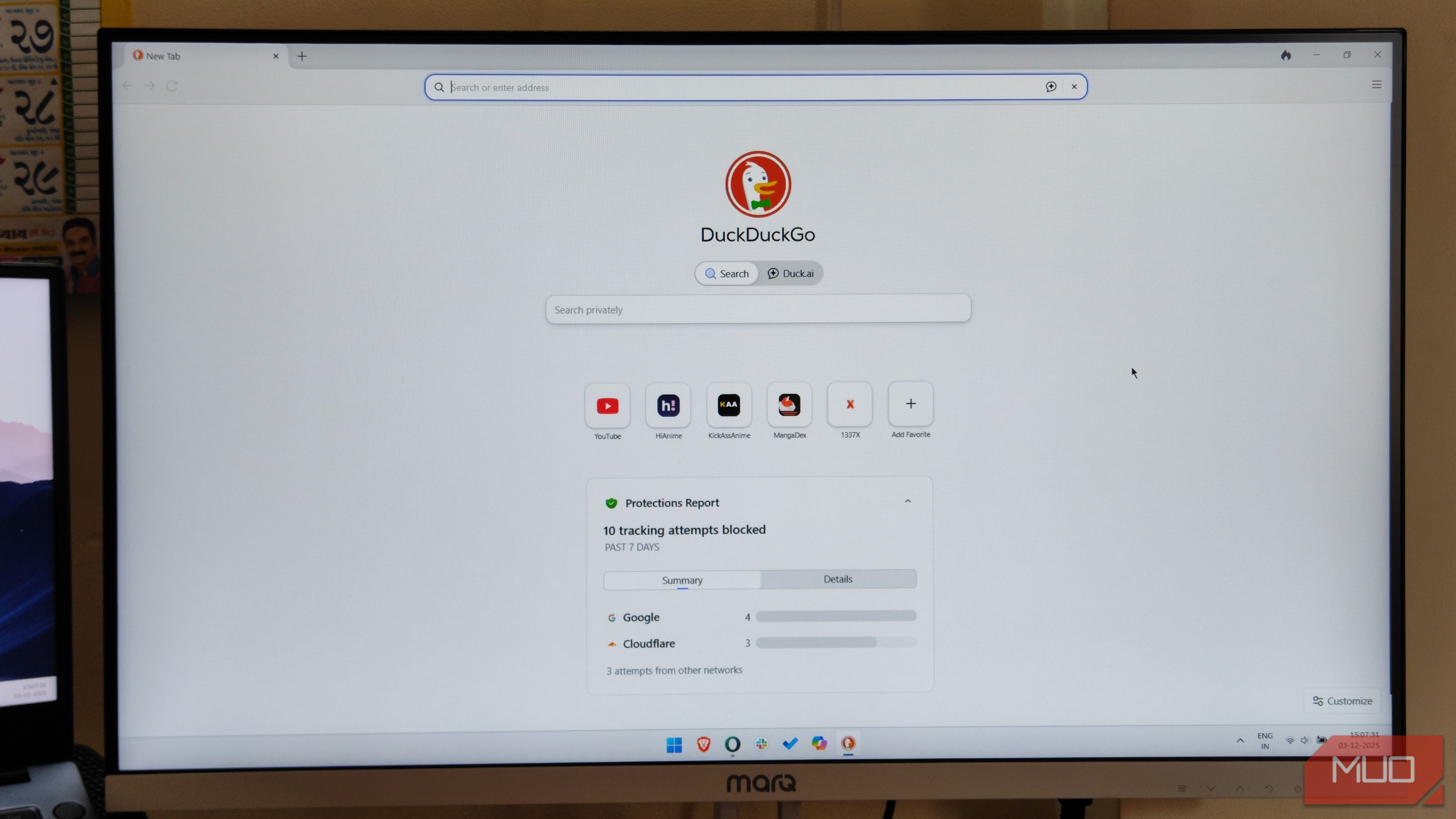 من Chrome را با DuckDuckGo در ویندوز جایگزین کردم و انتظار این نتیجه را ...