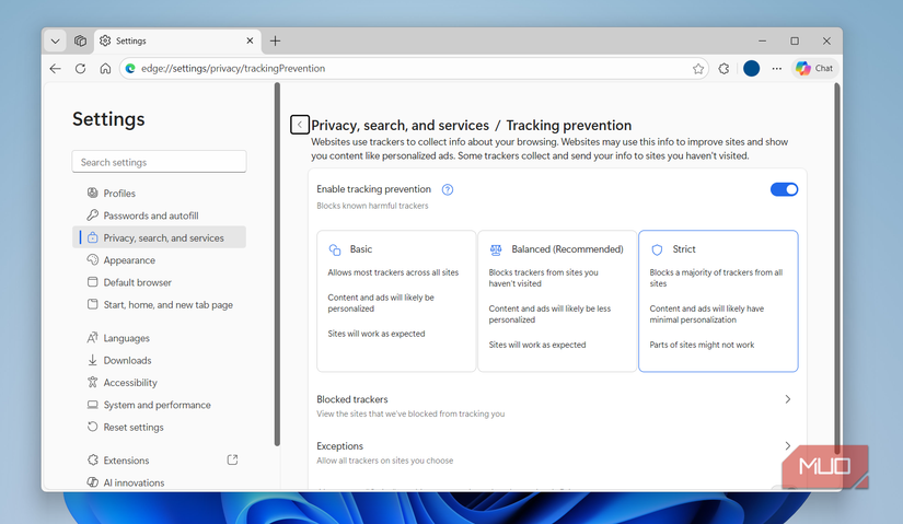I turned Microsoft Edge into a privacy fortress with 4 settings
