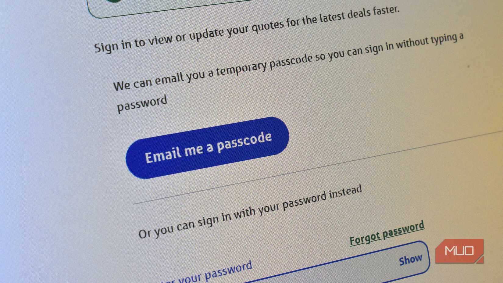 Please stop forcing me to use magic links to sign in