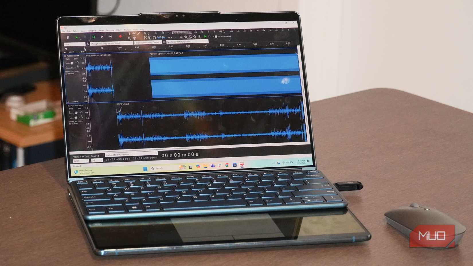 Audacity was too clunky, so I switched to this modern open-source audio ...