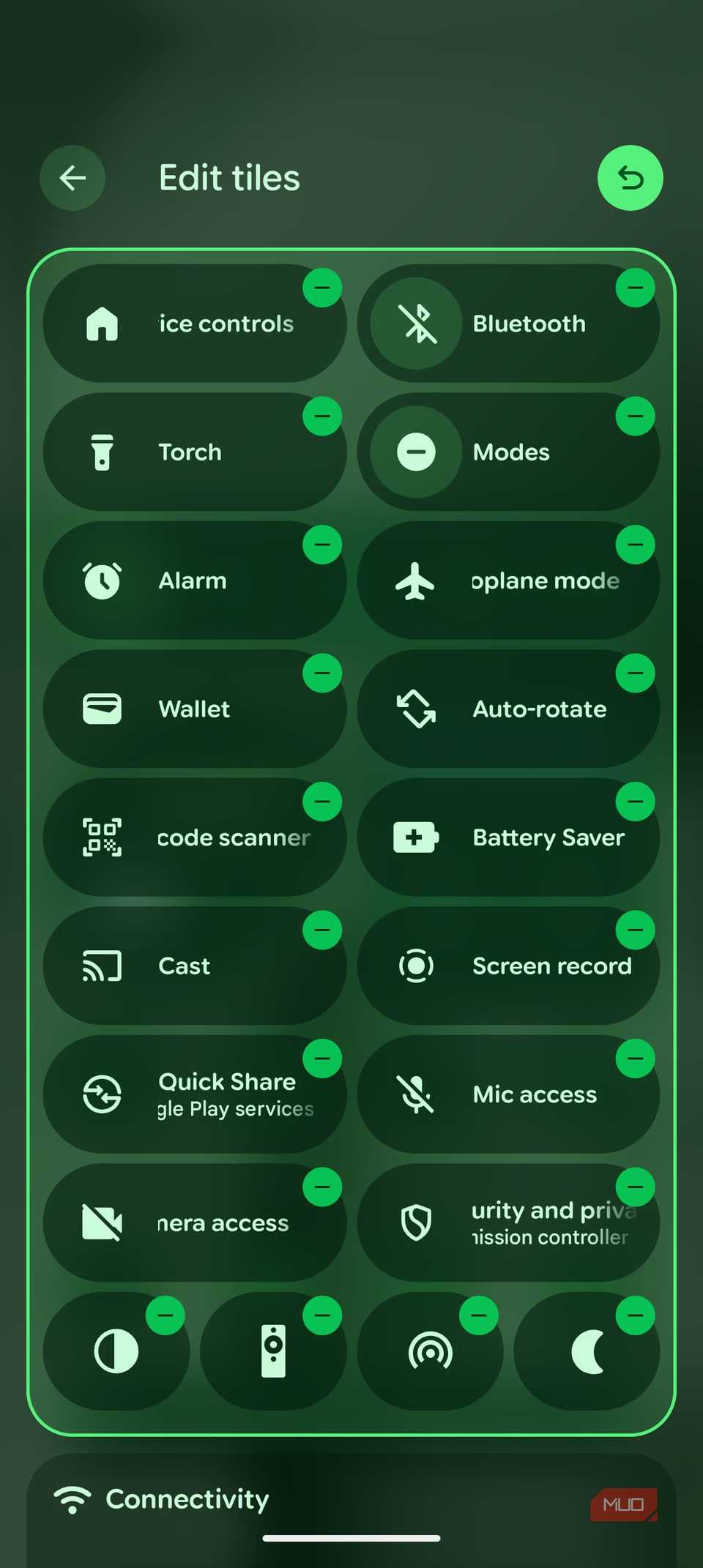 I added this button to my Quick Settings and now I have total privacy