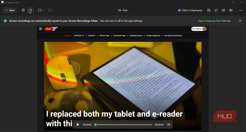 The built-in Windows screen recorder is so good that you won't need another