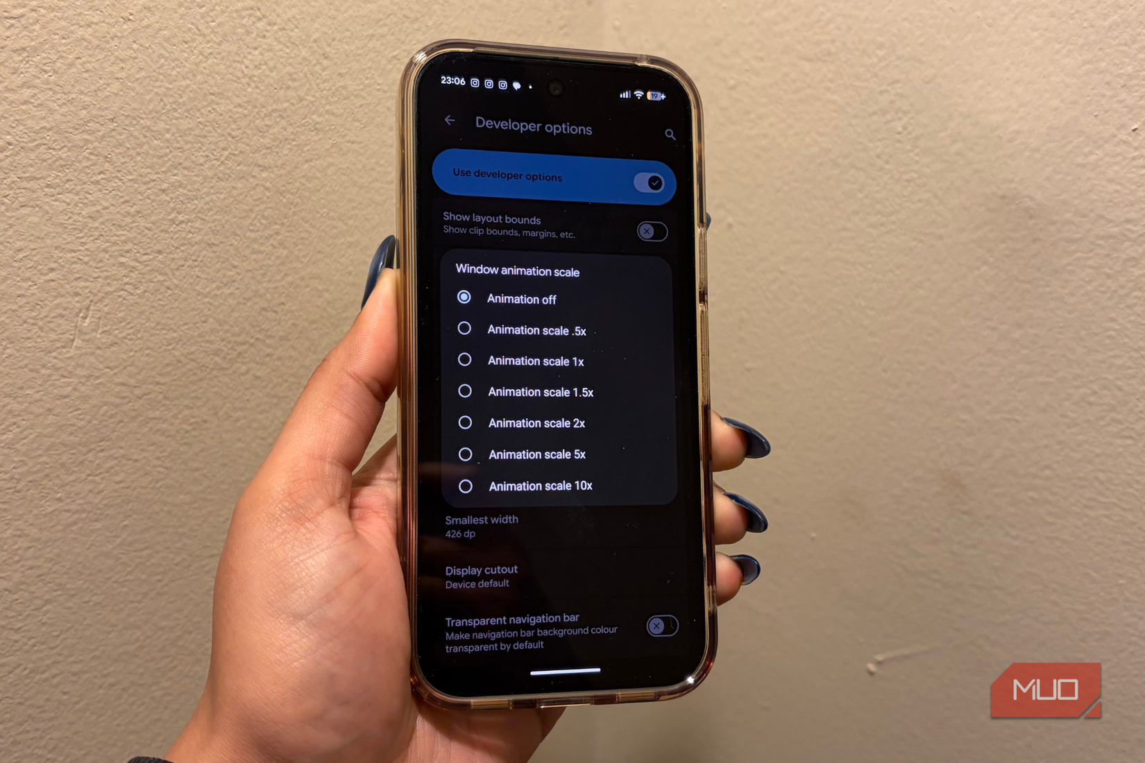 I changed one hidden Android setting and everything feels twice as smooth