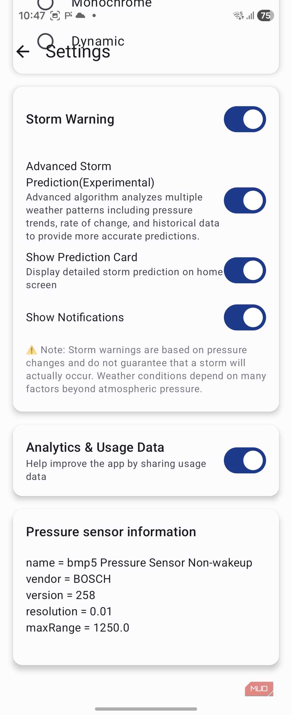 You can use your phone's barometer to predict the weather — here's how