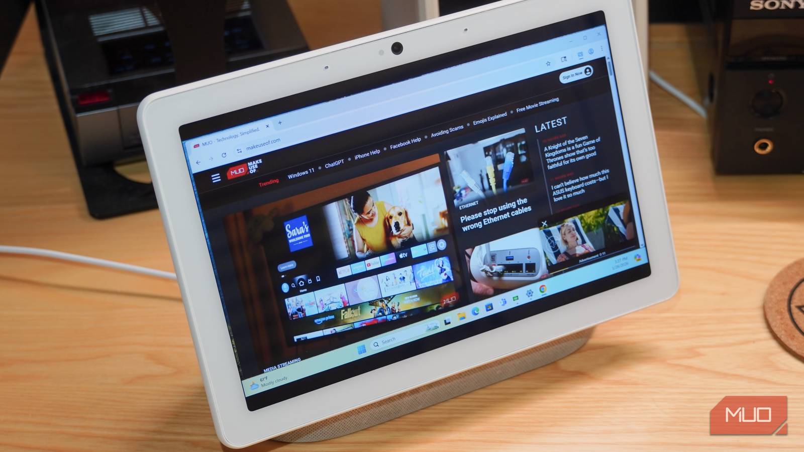 I turned my Google Nest Hub into an external PC monitor with this app