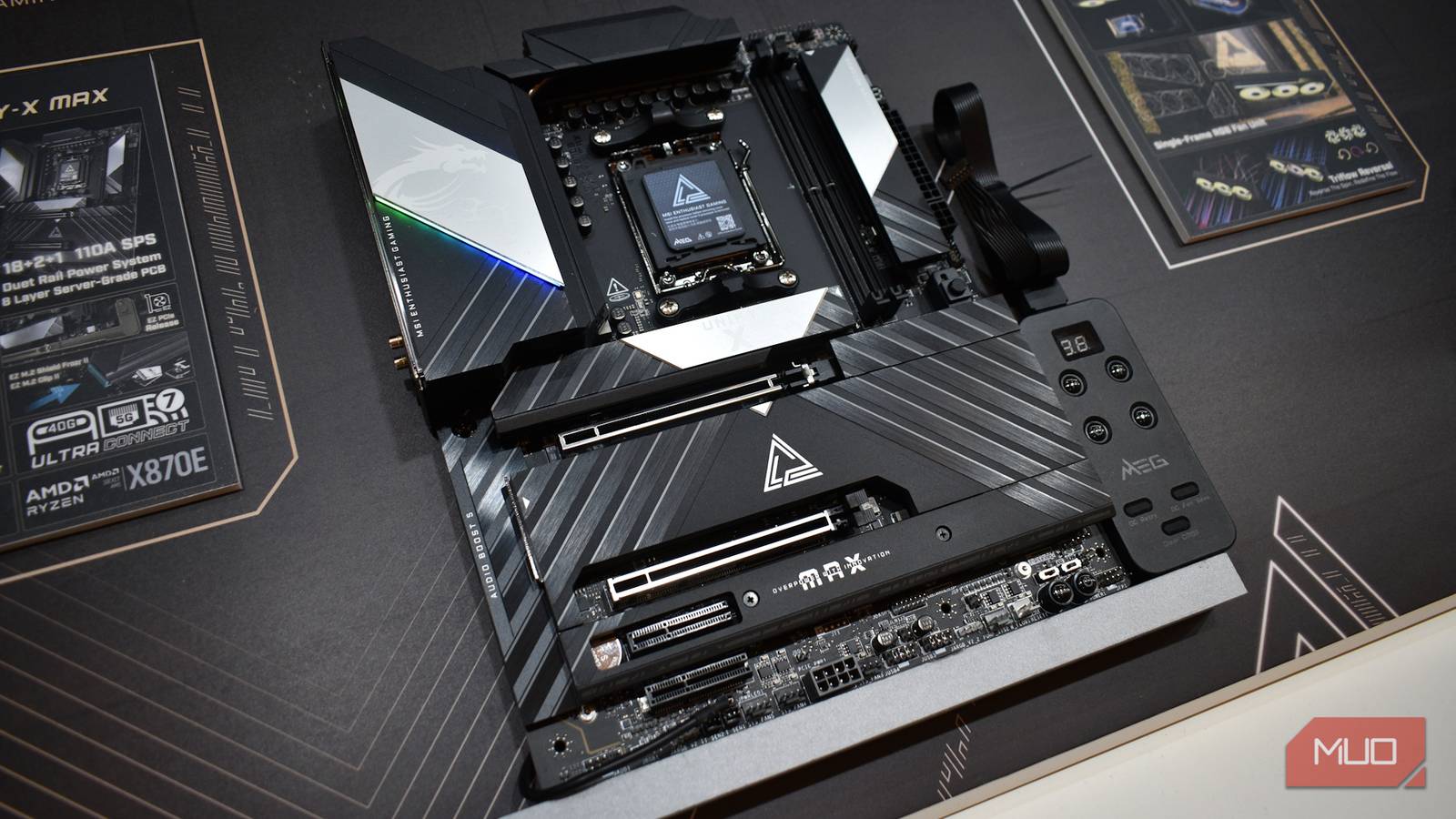 MSI's new X870(E) UNIFY-X MAX motherboard is an overclocker's dream