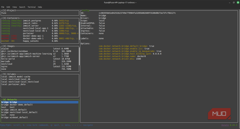 This gorgeous terminal UI changed how I use Docker on Linux