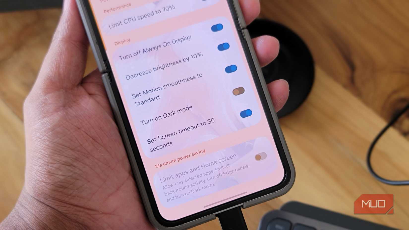 I tried a deep power saver app on Android, and the battery gains are real