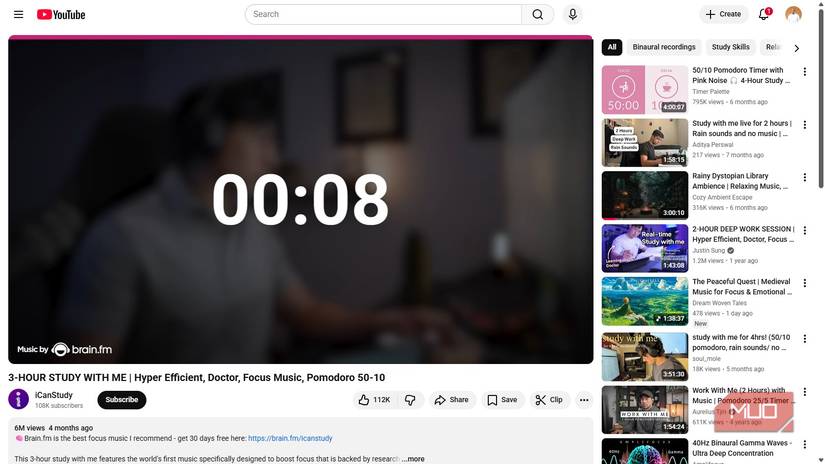My productivity secret is actually a specific way of using YouTube