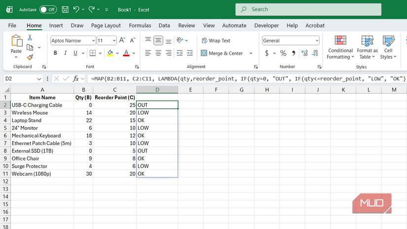 5 real world examples where Excel's MAP function shines