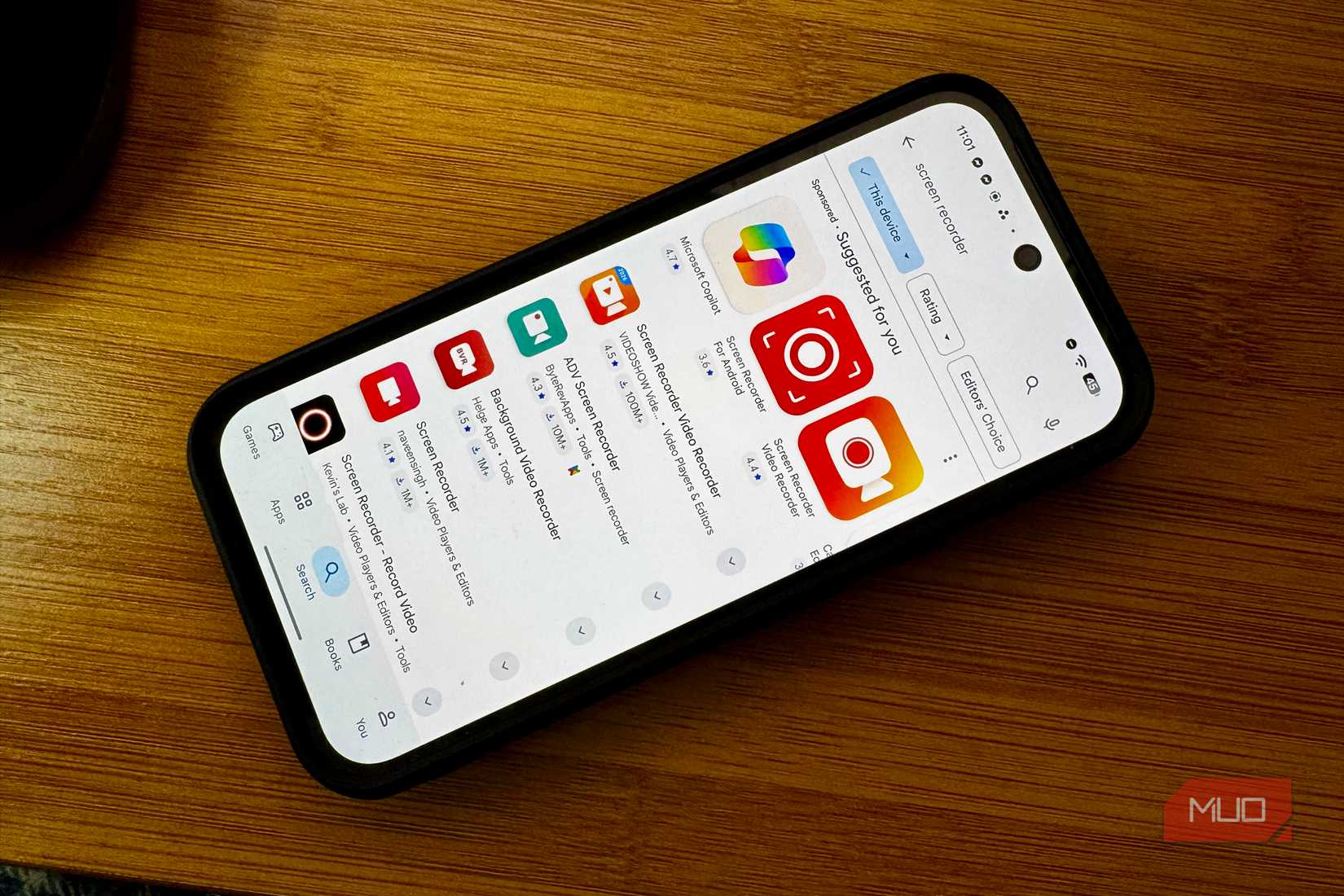 I went looking for an app to record my screen, but Android has a better ...