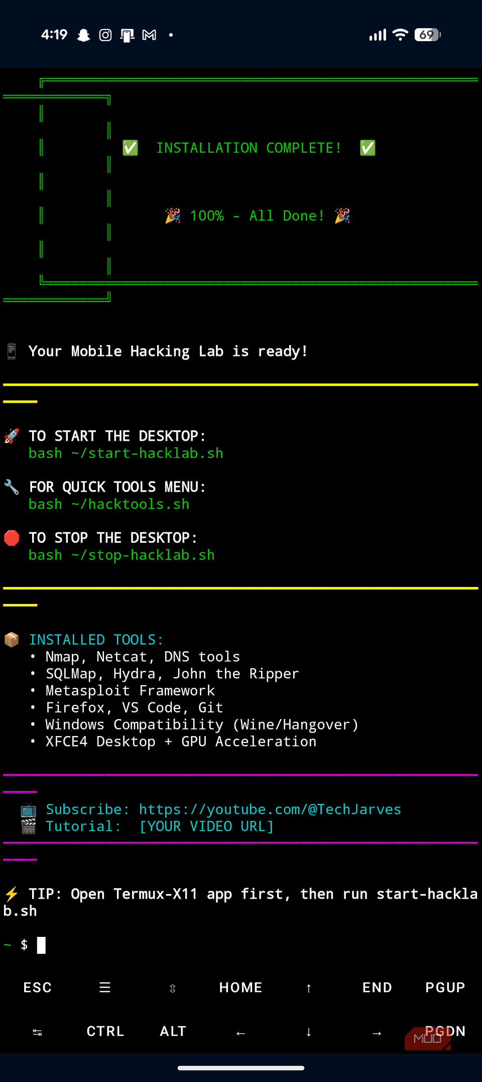 I installed a full Linux desktop on my Android phone and it's buttery ...
