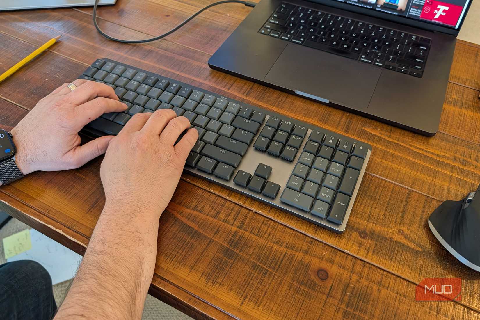 I made this small change to my keyboard and now I type more comfortably