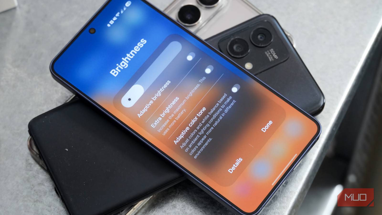There are Android brightness settings past the slider that I wish ...