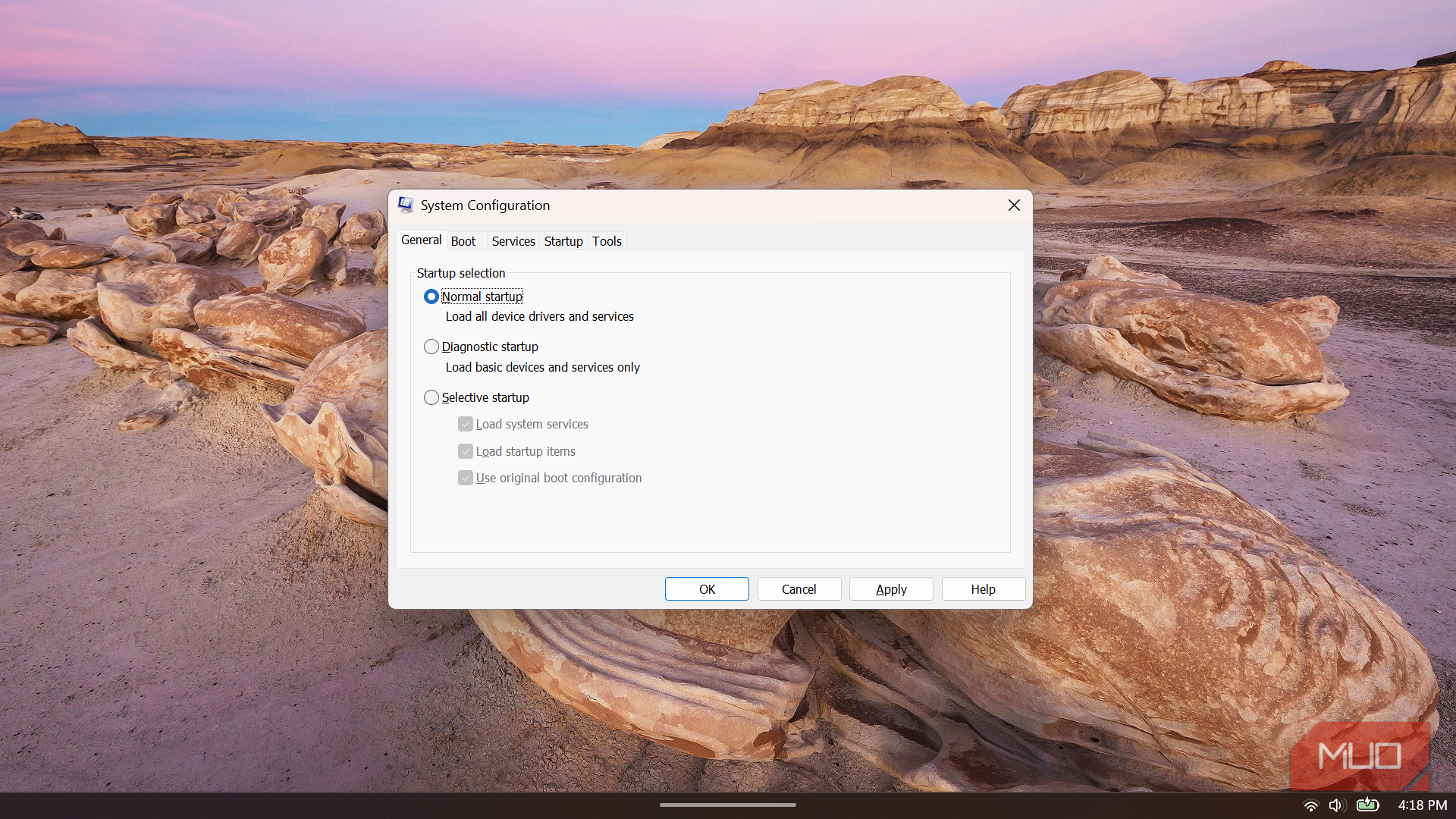 I opened msconfig for the first time and found startup entries Task ...