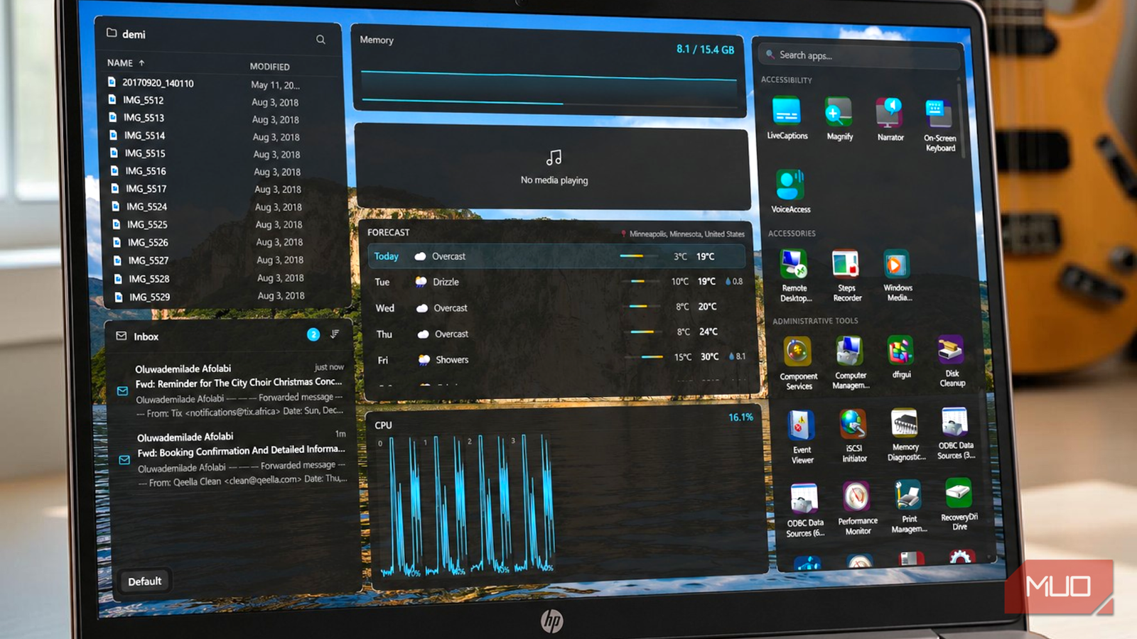 I built the perfect personalized dashboard right on my computer desktop