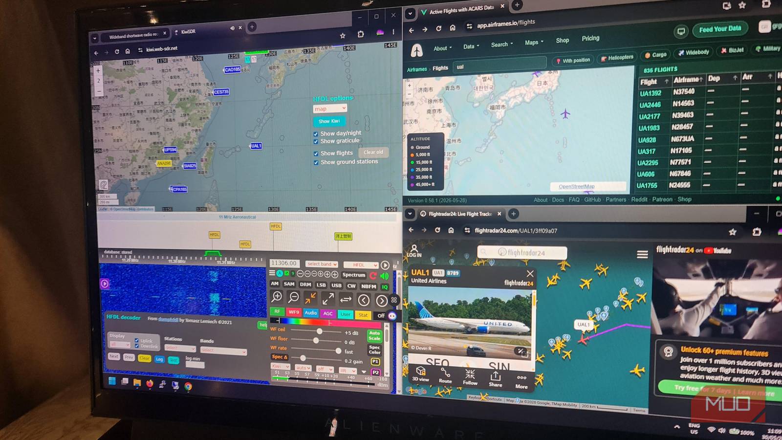How to track live aircraft with HFDL and beat Flightradar24 using a ...