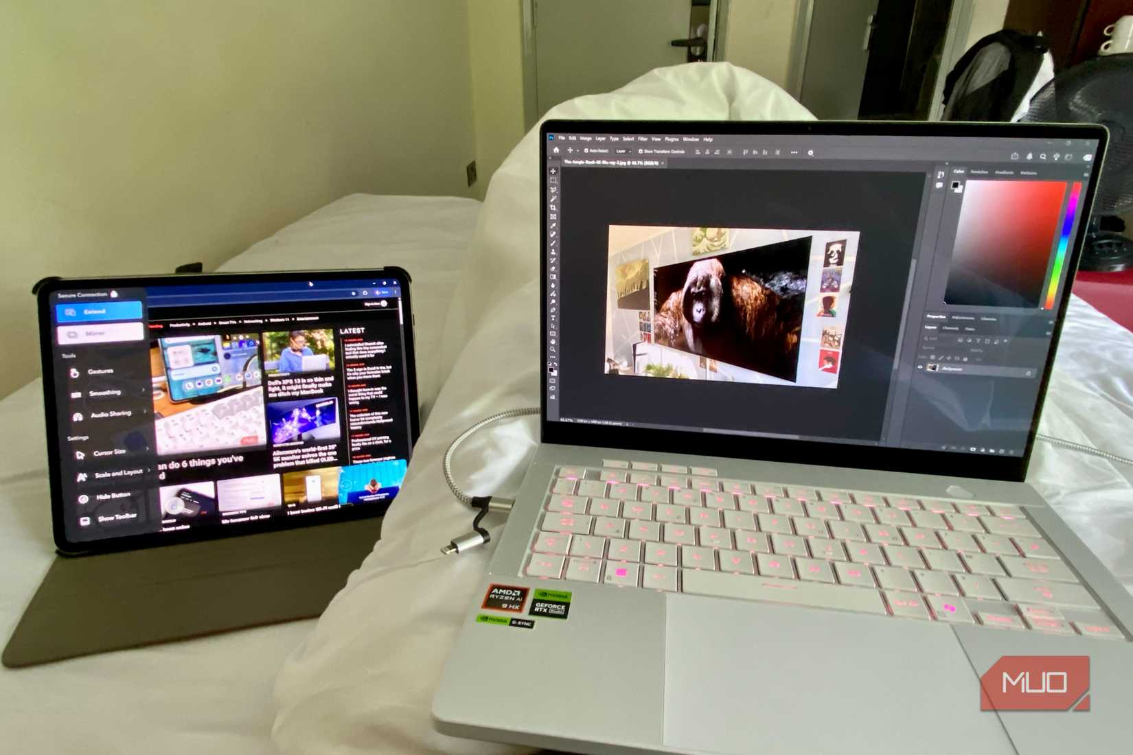 I turned my gaming laptop into a dual-screen workstation with a $6 app