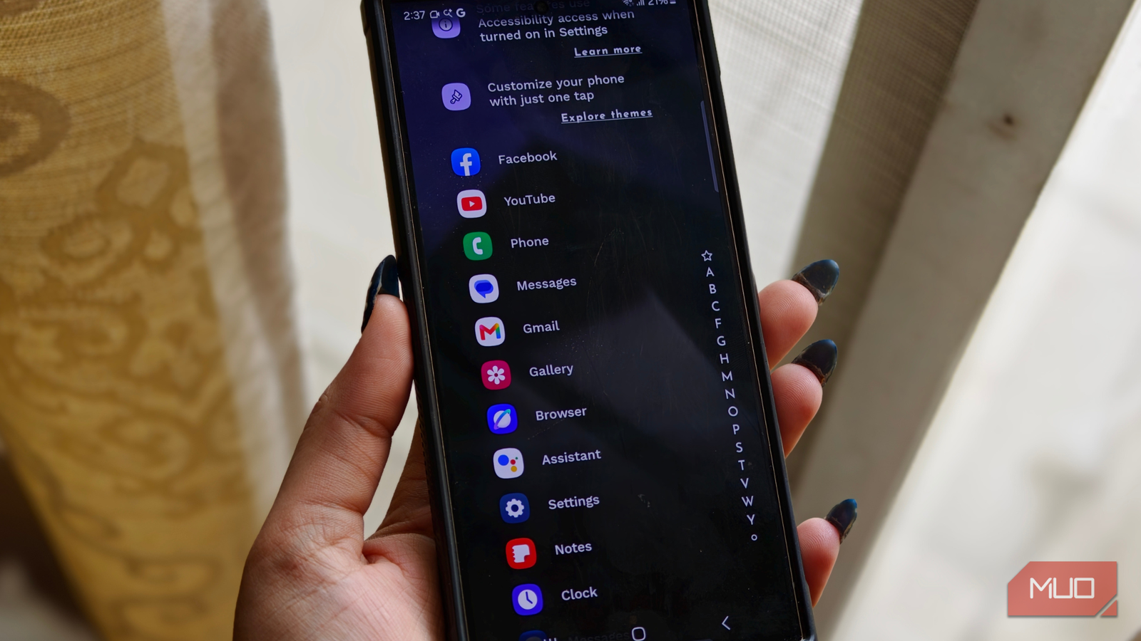 I installed a custom launcher on my Samsung Galaxy and accidentally ...