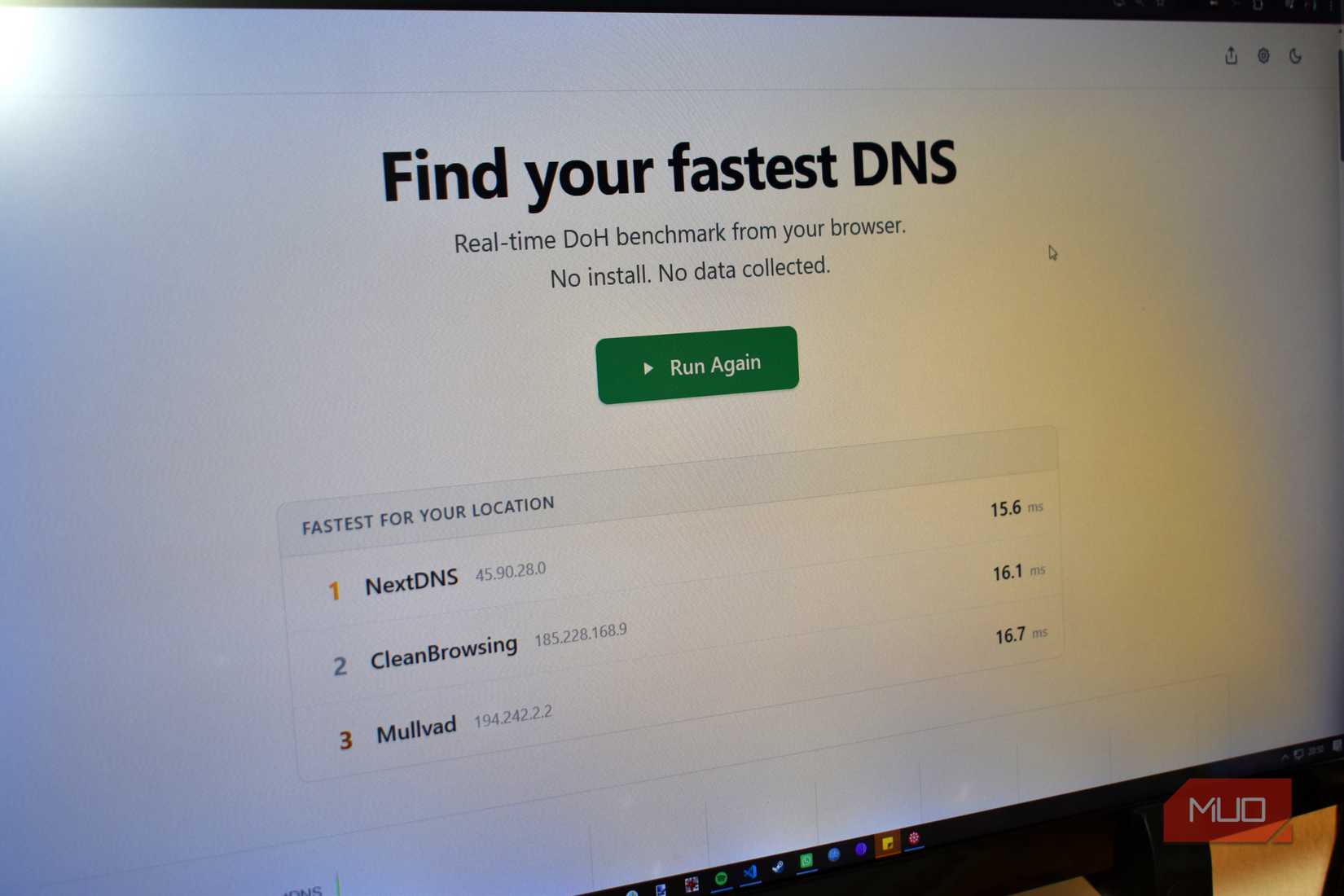 I ran a DNS benchmark and found a resolver I had never heard of