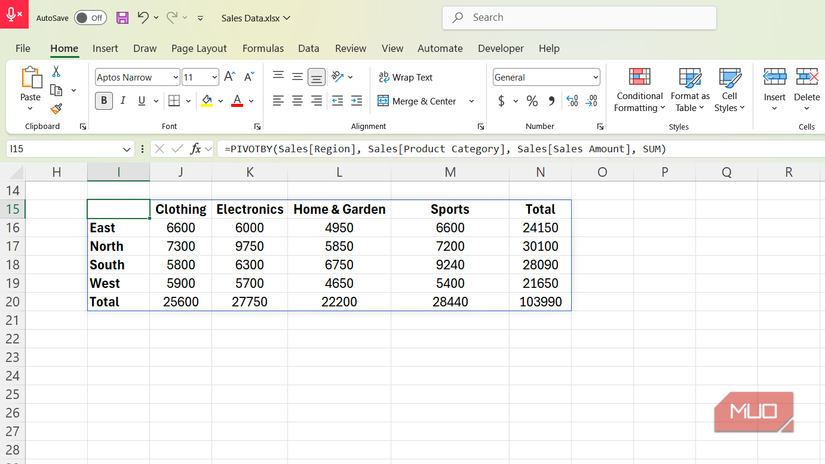 I stopped building pivot tables for summaries after I found this new ...