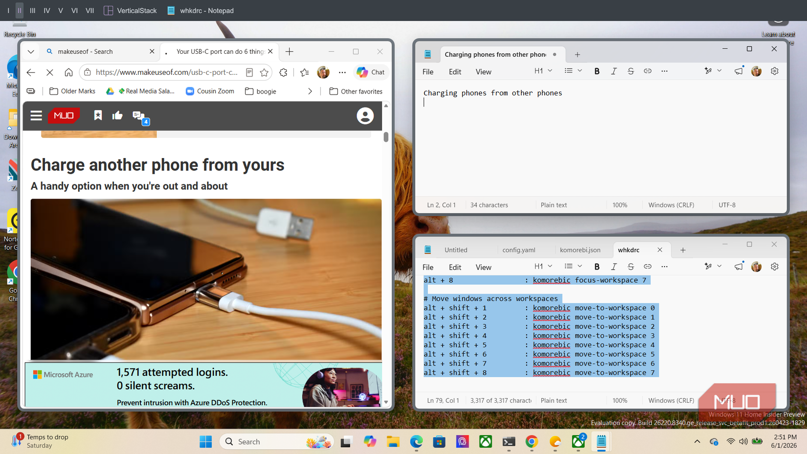 I rebuilt my Windows workflow around a tiling WM and stopped reaching ...